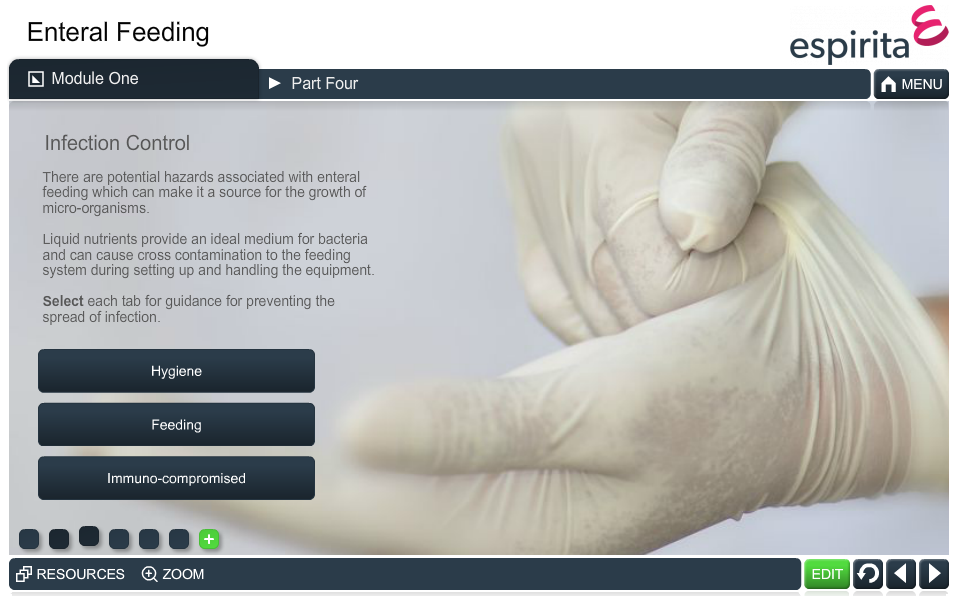 Enteral Feeding | Nimble Author & LMS