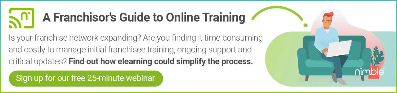 What Can Elearning Do For Franchises? The Seven Cs of Online Training - Nimble Elearning ...