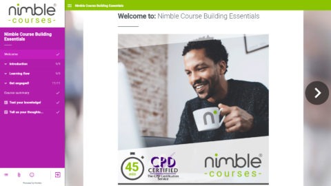 Nimble Course Building Essentials - Nimble Elearning | Nimble Courses | Nimble LMS | Nimble Author