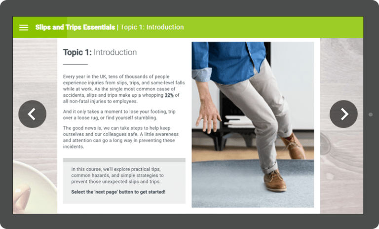 Slips and Trips Essentials Course Released - Nimble Elearning | Nimble ...